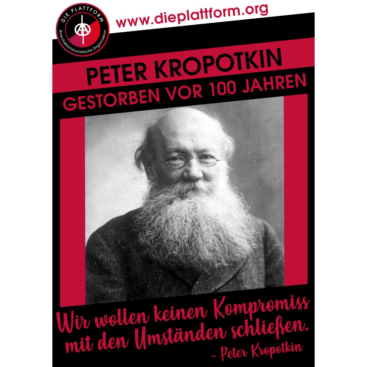 In Erinnerung an Peter Kropotkin, gestorben heute vor 100 Jahren – die ...